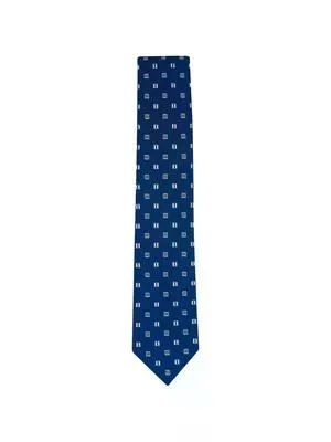 Brioni Patterned Neck Tie - Blue