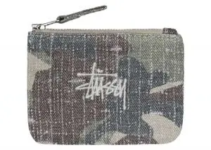 StÜssy Needle Punch Coin Pouch - Camo