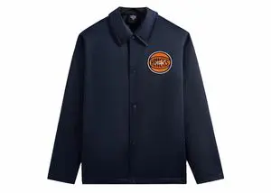 Kith New York Knicks Wool Collared Coaches Jacket - Nocturnal