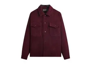 Kith Herringbone Velour Henson Buttondown - Magma