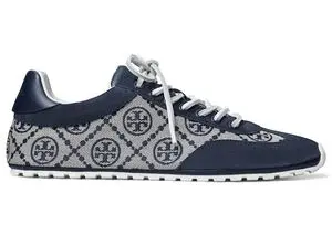 Tory Burch Field Sneakers - Navy Blue T Monogram/new Navy Blue