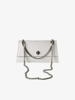Tory Burch Kira Turnlock Shoulder Bag - Bianco