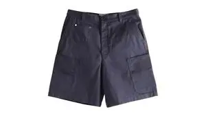 Givenchy Patch Pockets Denim Shorts - Navy Blue