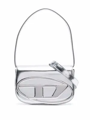 DIESEL Mirrored Leather 1dr Shoulder Bag