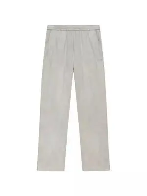 MSGM Logo-detail Waistband Track Pants - Grey