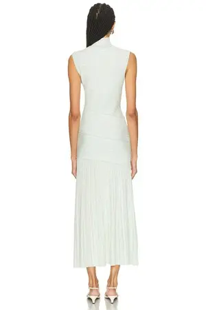 Proenza Schouler Federica Ribbed Turtleneck Maxi Dress
