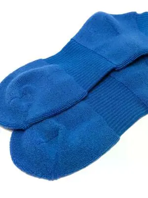 Issey Miyake Ribbed Socks - Blue