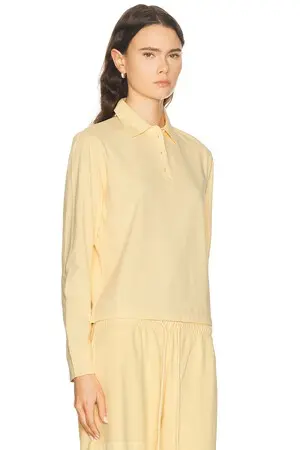 LESET Margo Long Sleeve Polo