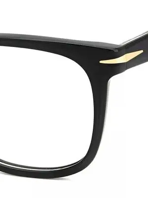 DB EYEWEAR BY DAVID BECKHAM Square Browline Eyeglasses