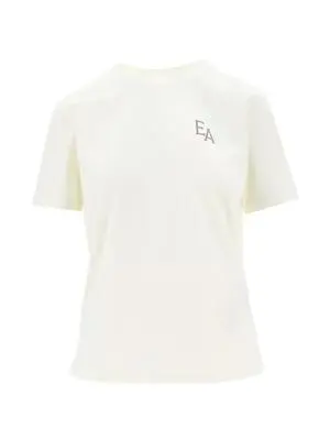 Emporio Armani Logo-detail T-shirt - Neutrals
