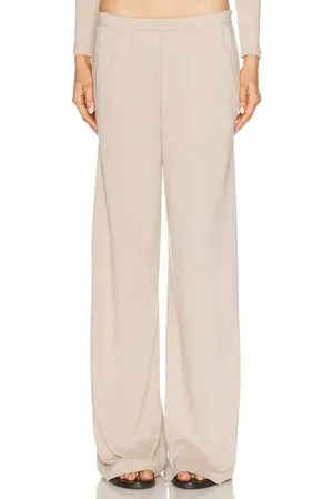 Enza Costa Supima Cotton Everywhere Pant - Stone