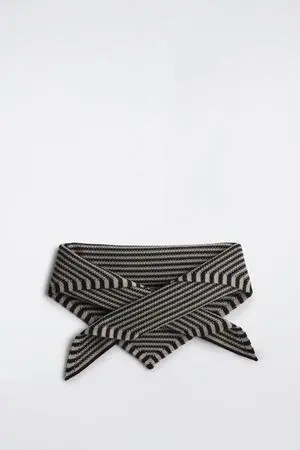 Cos Textured Merino Wool Scarf