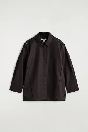 Cos Embroidered Cotton Shirt