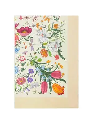 Gucci Floral-print Scarf
