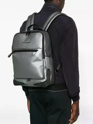 PIQUADRO Corner 2.0 Backpack - Silver