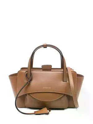HIDESINS Small Flap Tote Bag - Brown