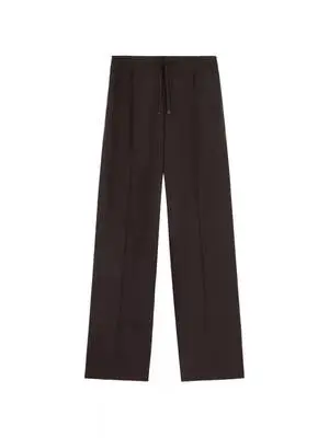 TOD'S Drawstring Fluid Trousers - Brown