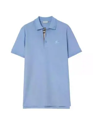 Burberry Cotton Polo Shirt - Blue