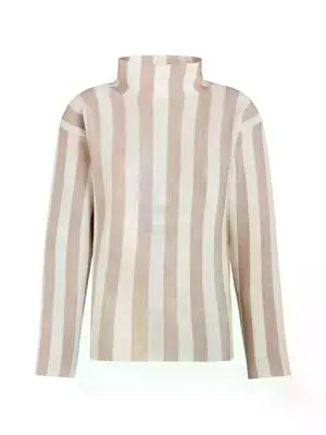 TOD'S Striped Funnel-neck Sweater