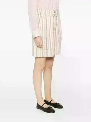 BERWICH Striped Tailored Shorts