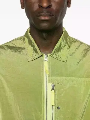 Stone Island Zip-up Overshirt - Green