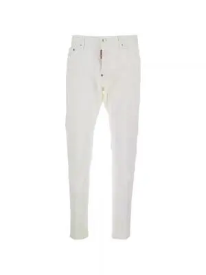 Dsquared2 Five-pocket Loose-fit Jeans - White