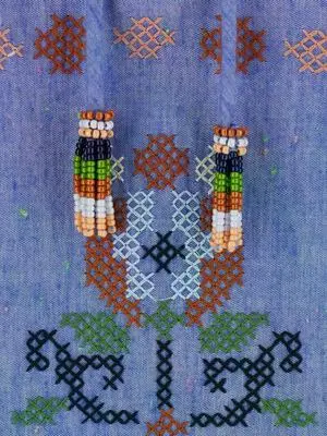 Farm Rio Garden Tapestry Embroidered Mini Dress