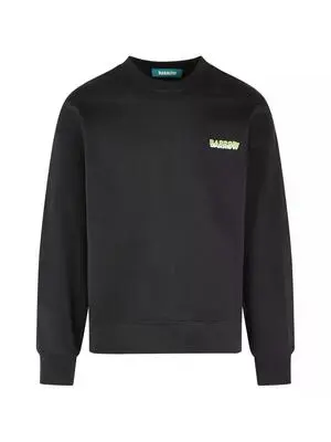 BARROW Logo-print Crew-neck Sweatshirt - Black