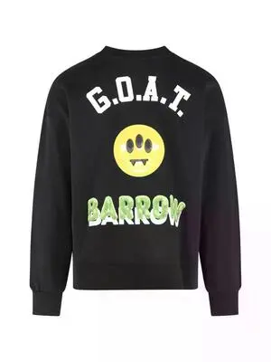 BARROW Logo-print Crew-neck Sweatshirt
