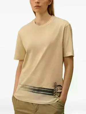 C.P. COMPANY 24/1 Jersey Short Sleeve Bottom Logo T-shirt