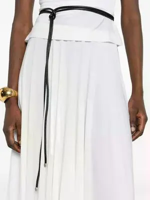 Norma Kamali Draped Midi Skirt