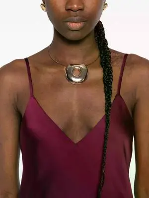 Norma Kamali V-neck Slip Midi Dress