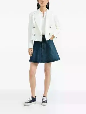 Brunello Cucinelli Denim Mini Skirt - Blue