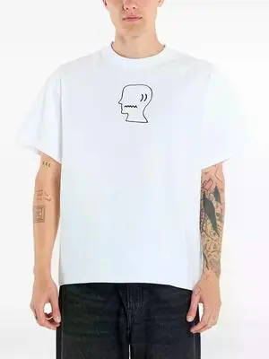 BRAIN DEAD Logohead T-shirt - White