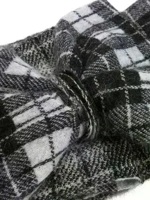 Red Valentino Checked Knot Scarf