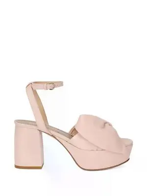 Red Valentino Bow Platform Sandals - Pink
