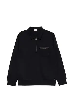 Moncler Zip Up Cardigan - Black