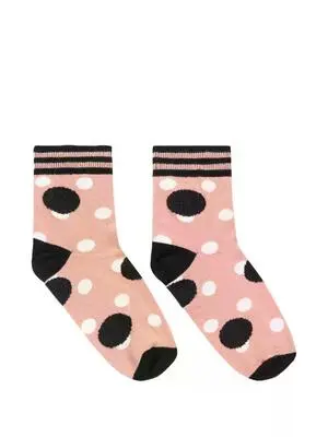 Red Valentino Polka Dot Socks