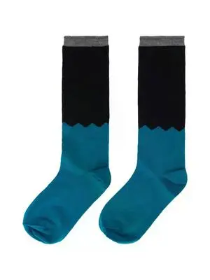 Red Valentino Two-tone Socks - Blue