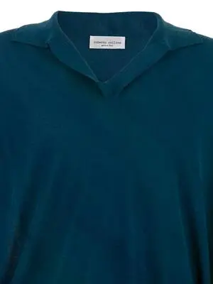 ROBERTO COLLINA Polo-collar Sweater - Blue