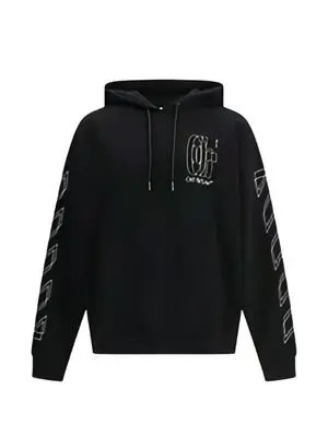 Off-White Big Double Arrow Skate Hoodie - Black