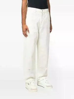 StÜssy Work Cotton Trousers - Neutrals