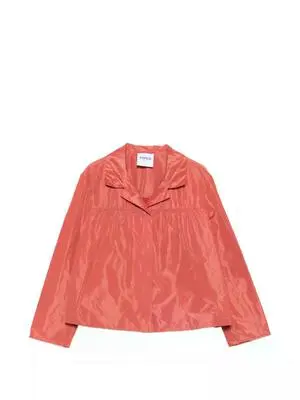 Aspesi Buttoned Cropped Jacket - Orange