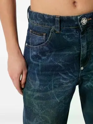 Philipp Plein Printed Jeans
