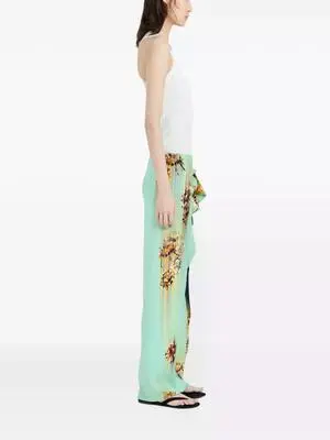 Proenza Schouler Cella Printed Maxi Skirt