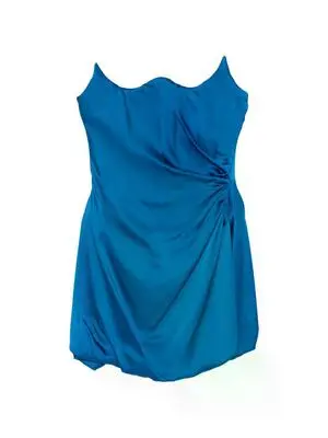 Giuseppe Di Morabito Draped Sleeveless Dress - Blue