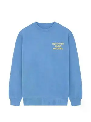 Drole De Monsieur Crew-neck Sweatshirt - Blue