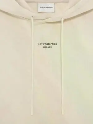 Drole De Monsieur Logo-print Hoodie - Neutrals