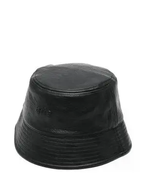 ARTE ANTWERP Embossed Bucket Beanie Hat - Black