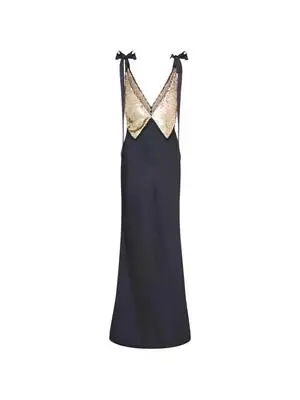 LoveShackFancy Talissa Maxi Dress - Black